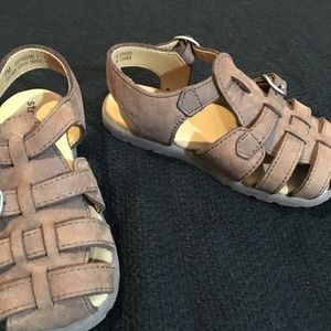Stride Rite | Shoes | Stride Rite Sandals Brown Leather Size 7m | Poshmark